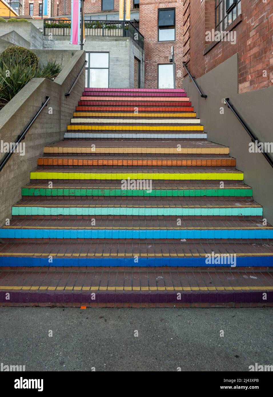 Painted on the steps hi-res stock photography and images - Alamy