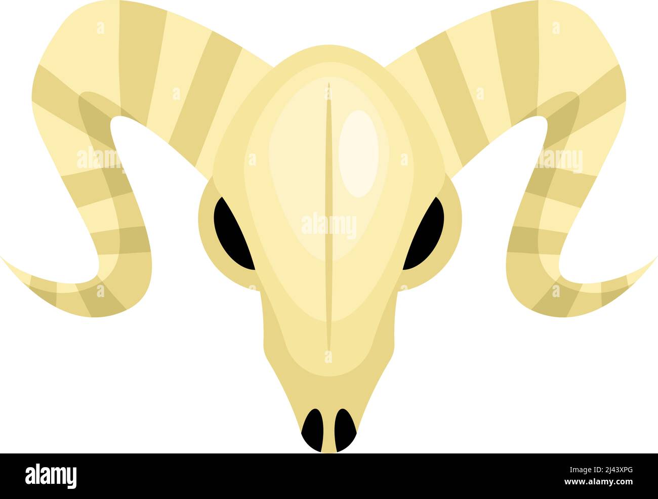 ram skull icon isolated vector Stock Vector Image & Art - Alamy