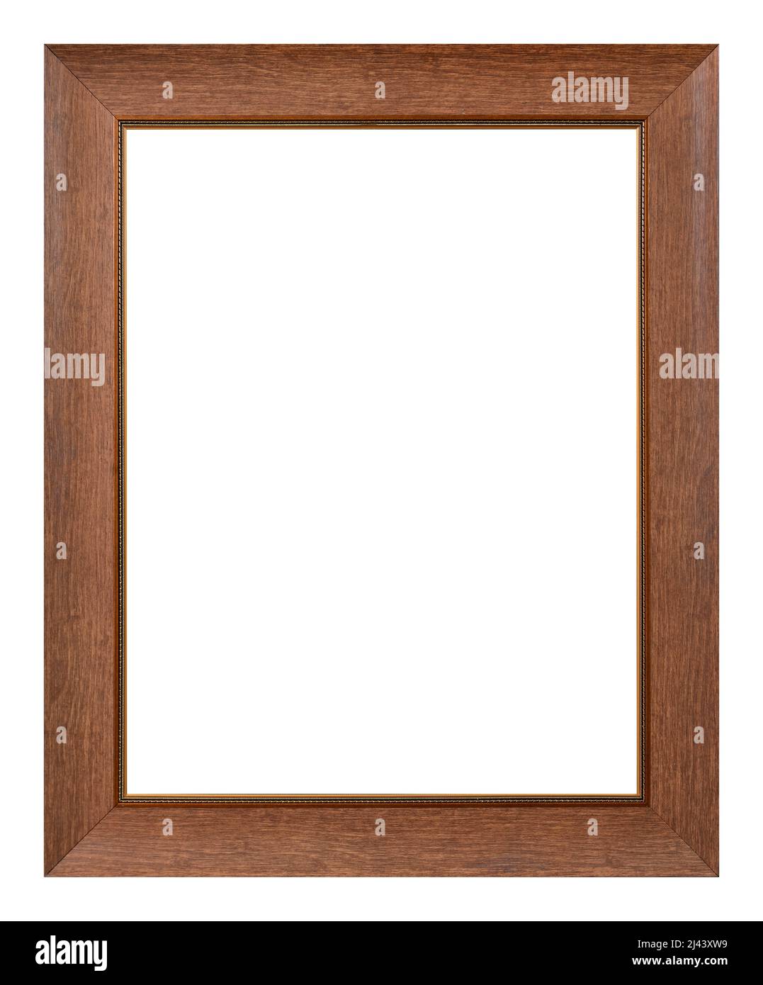 Brown frame isolated on the white background vintage style Stock Photo ...