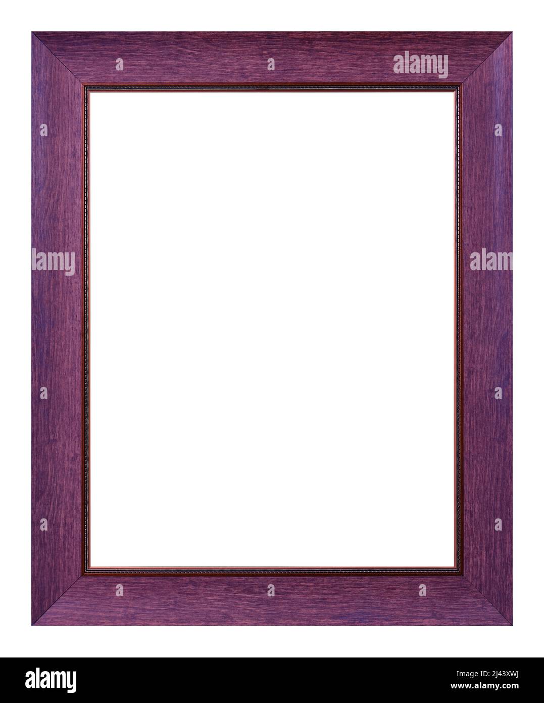 Violet frame isolated on the white background vintage style Stock Photo ...
