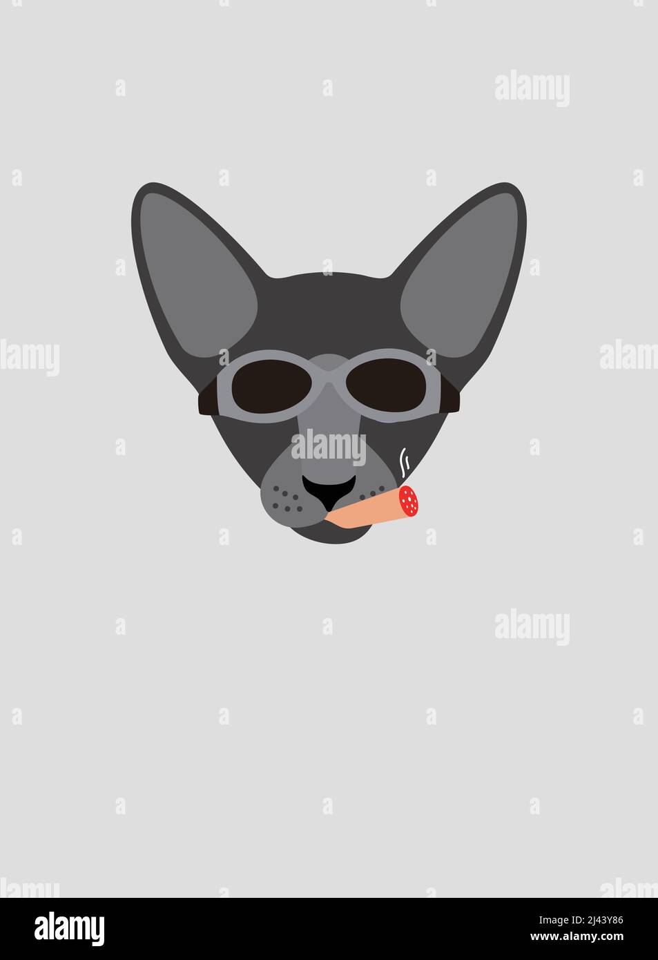 Boss cat cartoon boss cat Stock Vector Images - Alamy