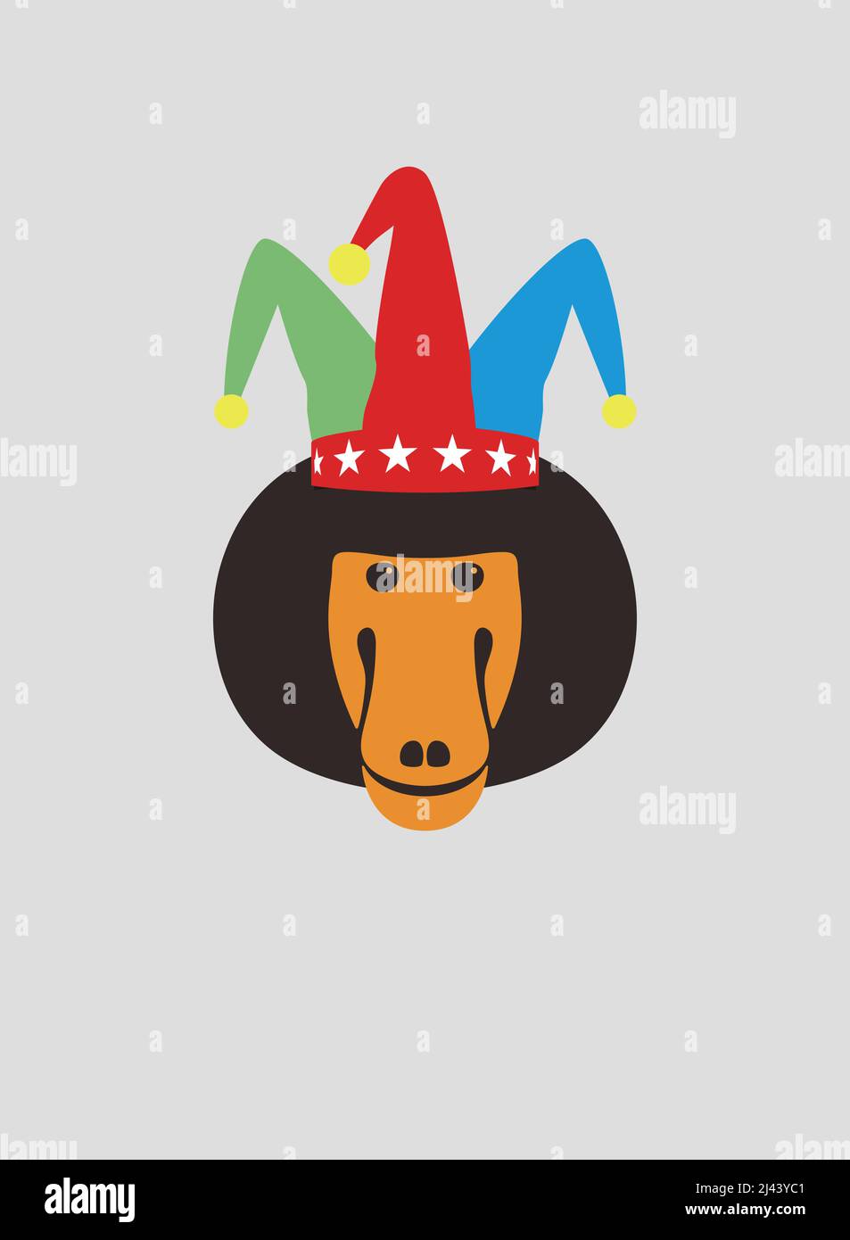 Cartoon monkey wearing hat hi-res stock photography and images - Alamy