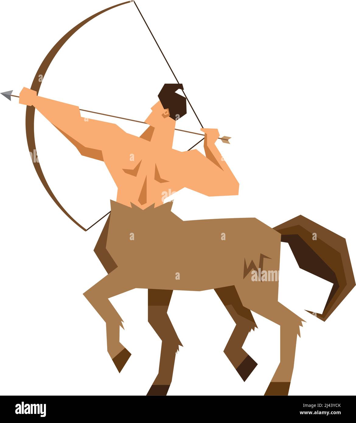 Centaur ancient creature mythology vector hi-res stock photography and ...