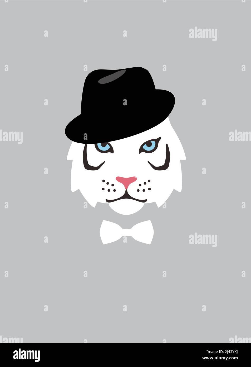 Tiger head hat hi-res stock photography and images - Alamy