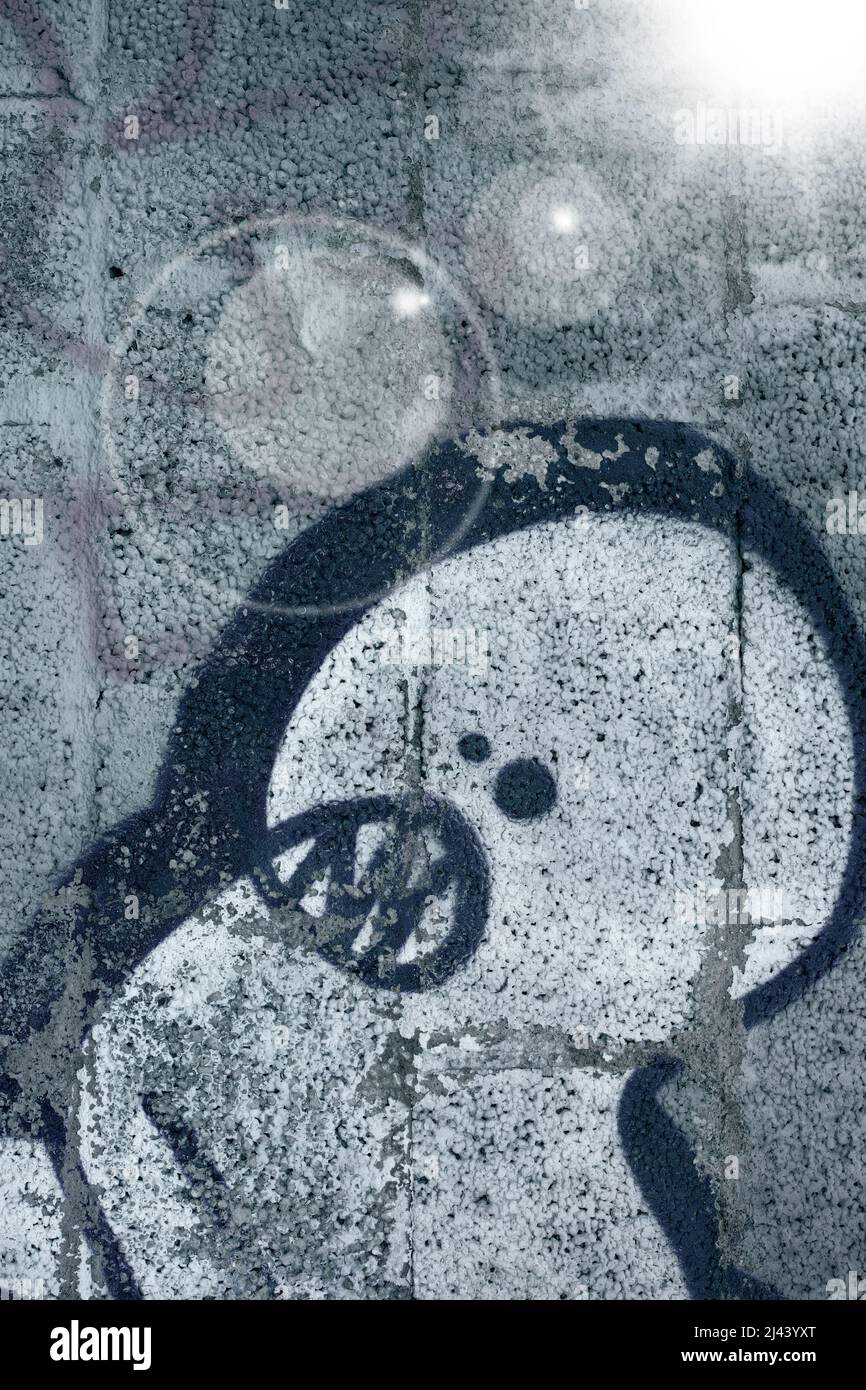 Child graffiti hi-res stock photography and images - Alamy