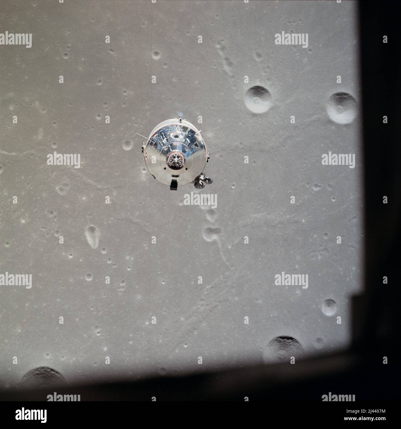The Apollo 11 Command And Service Modules Csm Are Photographed From