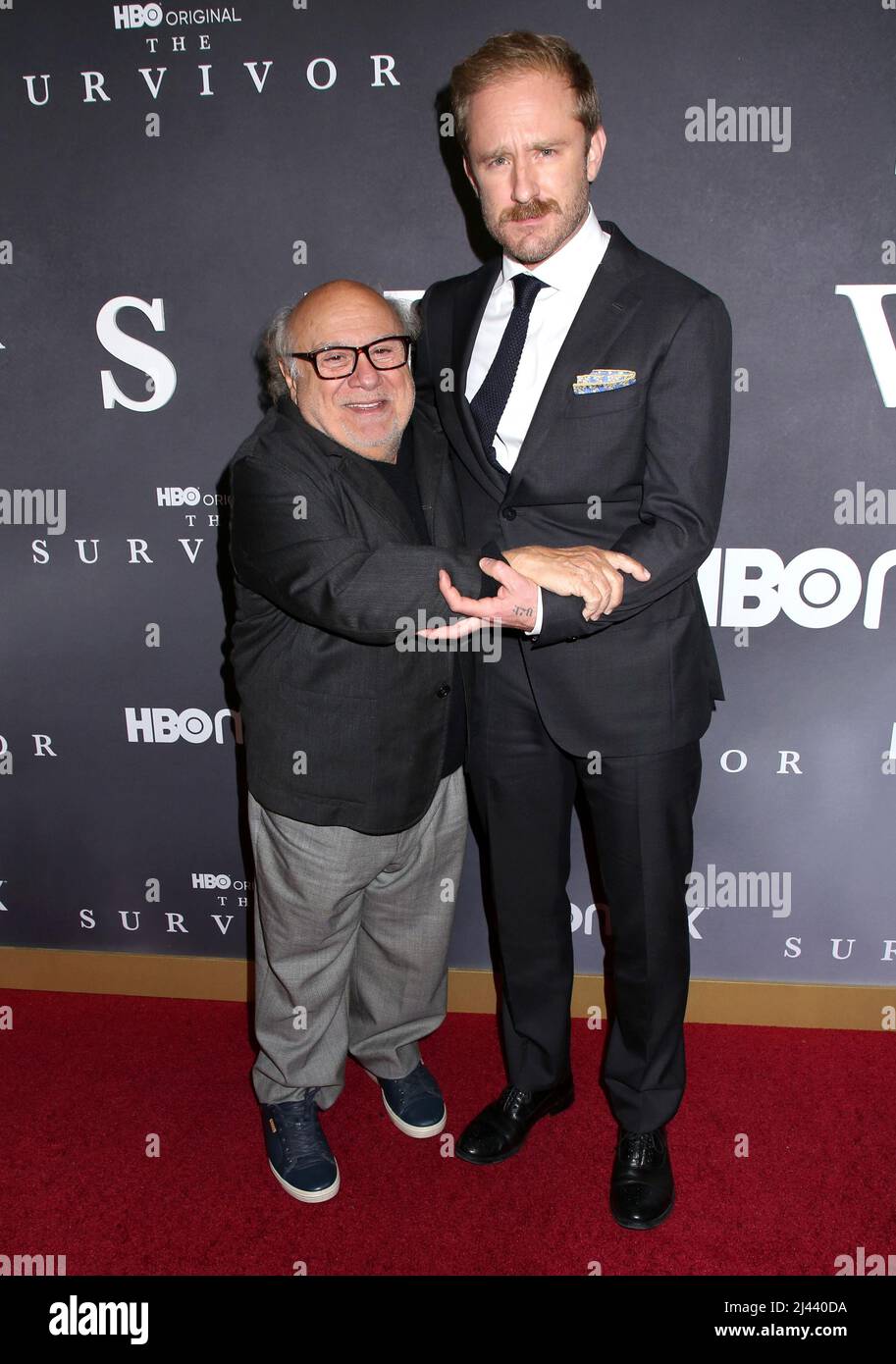 New York City, USA. 11th Apr, 2022. Danny DeVito and Ben Foster ...