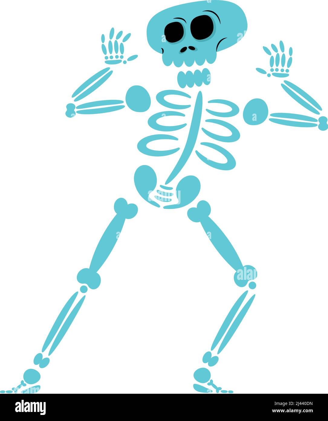 skeleton vector icon white background Stock Vector Image & Art - Alamy