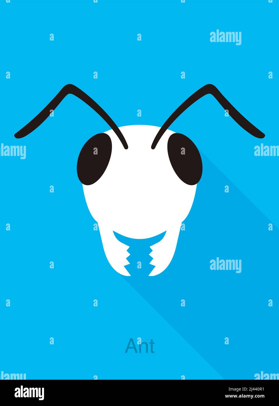 Ant face Stock Vector Images - Alamy