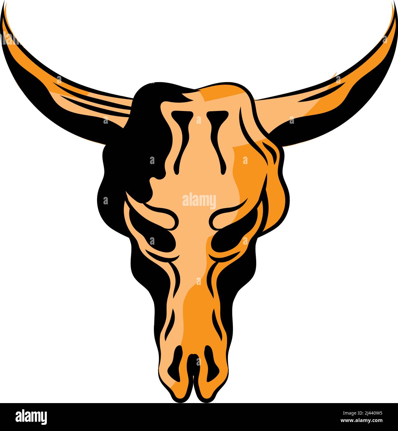 cow skull head west icon Stock Vector Image & Art - Alamy