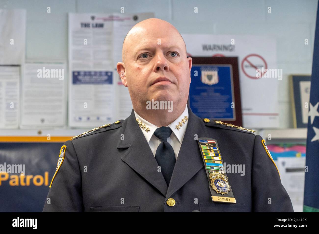 NEW YORK, NEW YORK - APRIL 11: Chief of Department Kenneth Corey ...