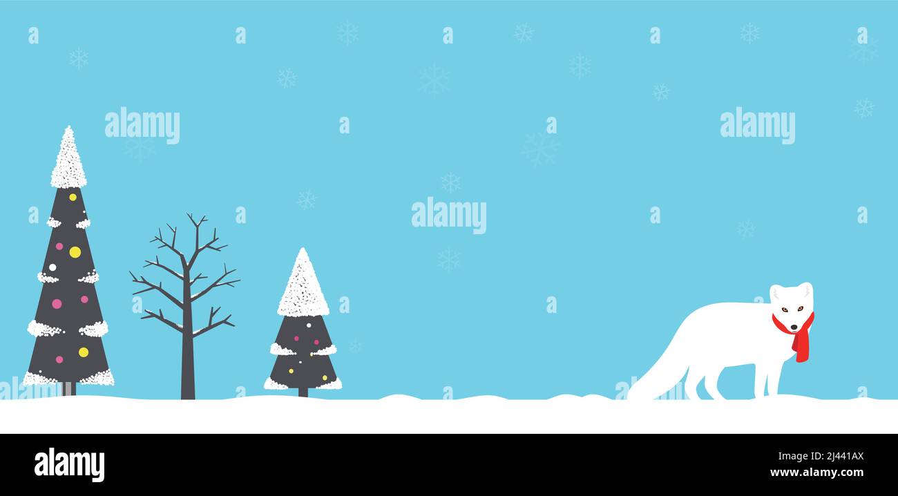 Fox christmas character Stock Vector Images - Alamy