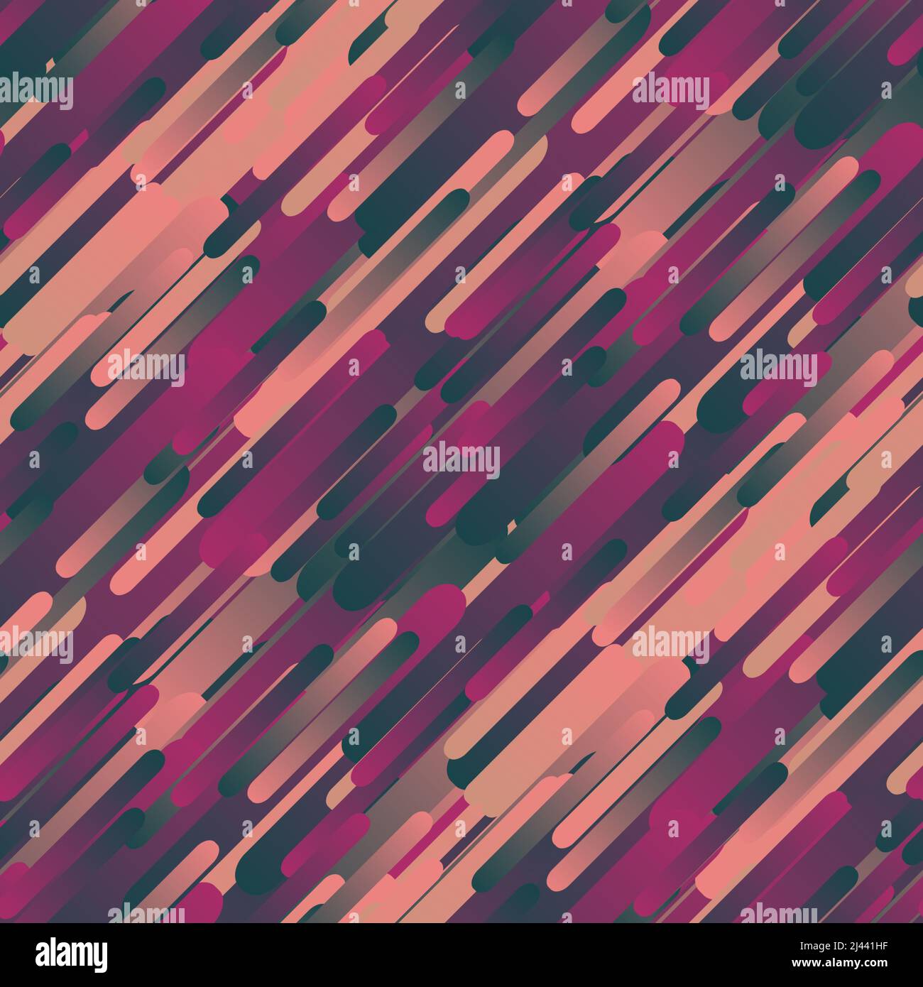 Seamless funky pill shaped gradient lines surface pattern design for ...