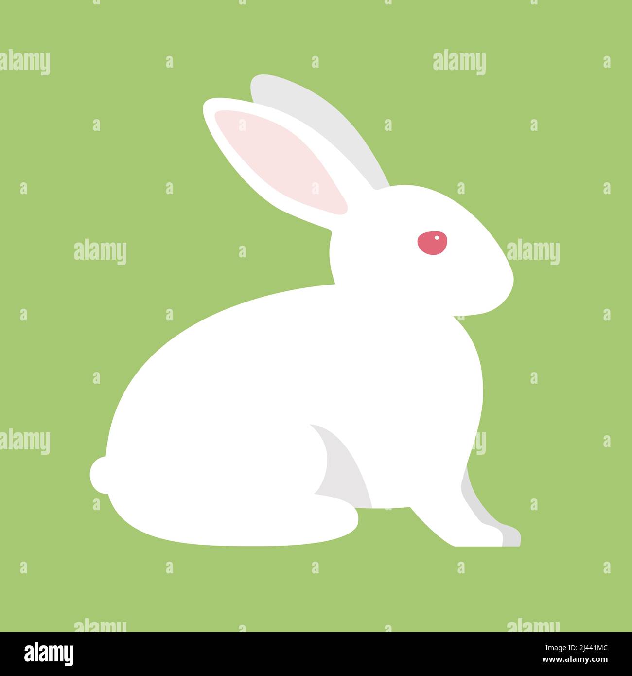 Rabbit side view Stock Vector Images - Alamy
