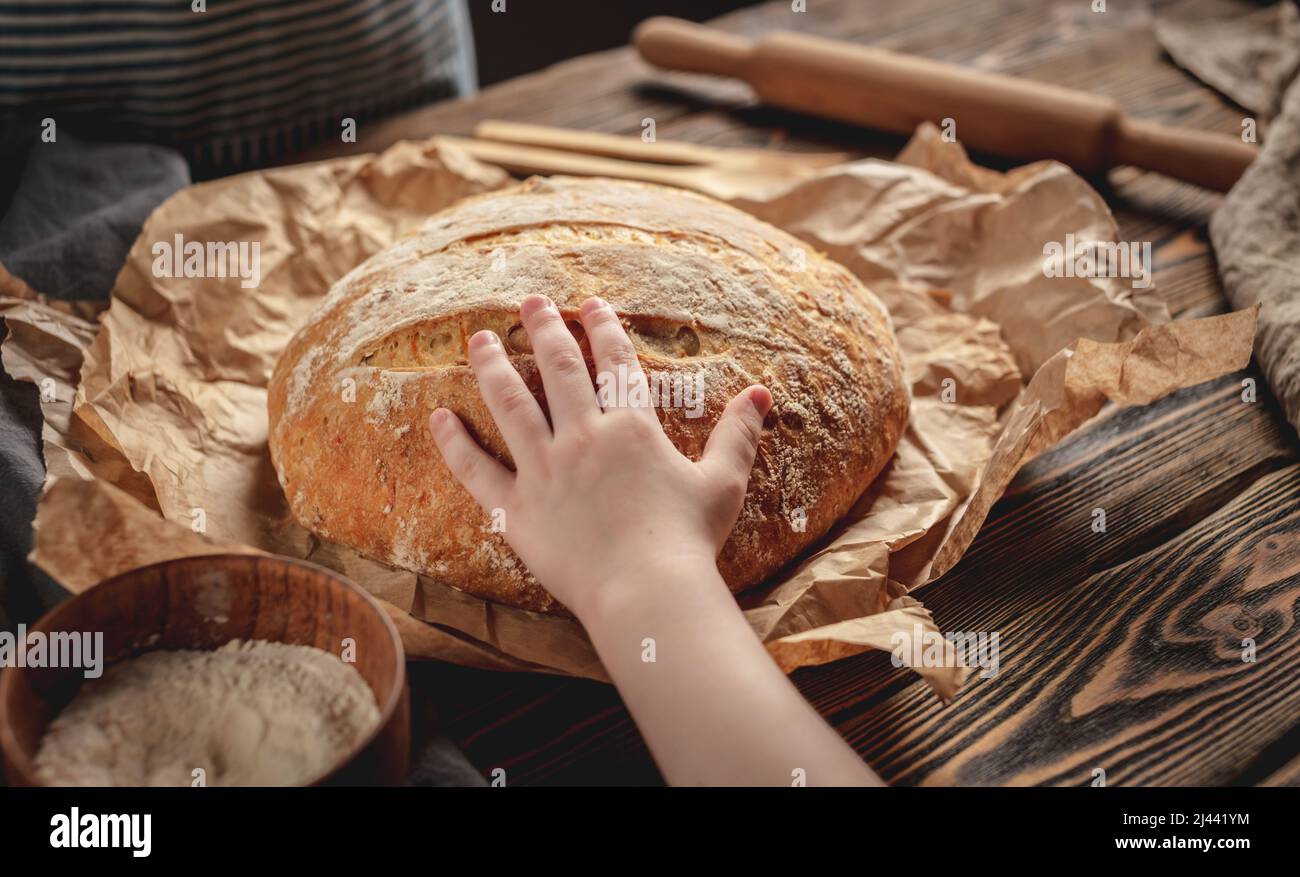 Old baby hands touching hi-res stock photography and images - Alamy