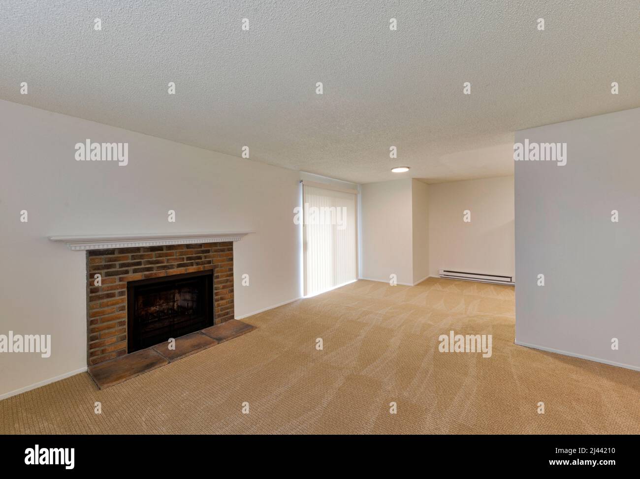 Modern empty living room interior Stock Photo - Alamy