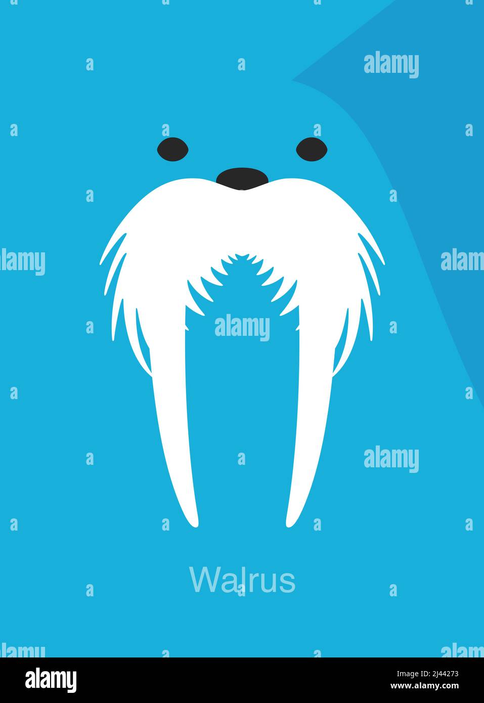 Walrus poster Stock Vector Images - Alamy