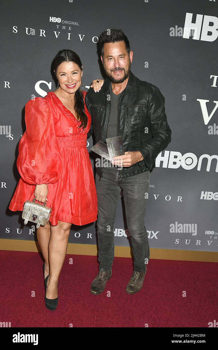 New York, USA. 11th April, 2022. Gretta Monahan and Ricky Paull Goldin ...