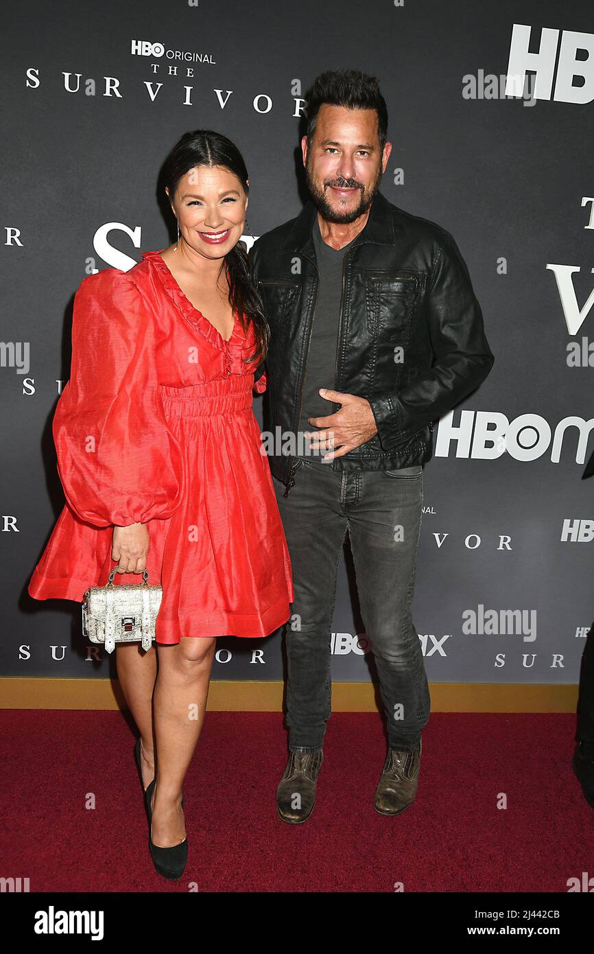 New York, USA. 11th April, 2022. Gretta Monahan and Ricky Paull Goldin ...