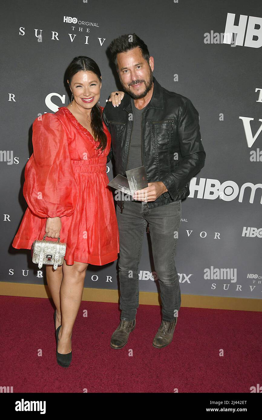 New York, USA. 11th April, 2022. Gretta Monahan and Ricky Paull Goldin ...