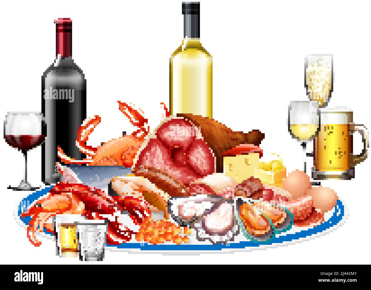 Wines vectors hi-res stock photography and images - Alamy