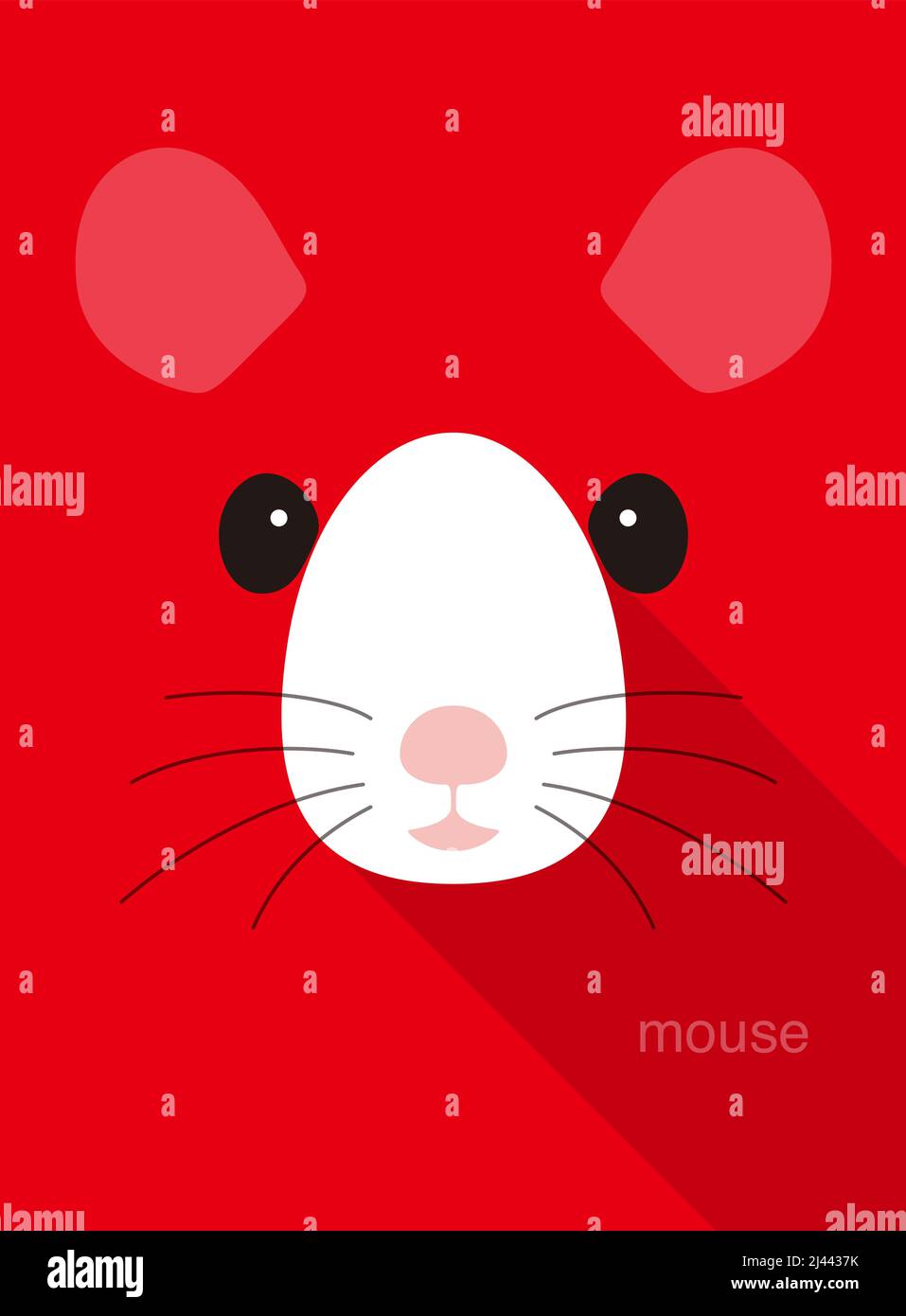 Mouse face Stock Vector Images - Alamy
