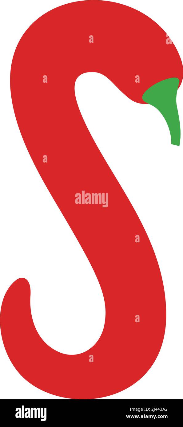 Chili pepper alphabet, vector illustration Stock Vector Image & Art - Alamy