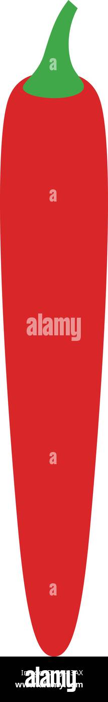 Red cut chili pepper Stock Vector Images - Alamy