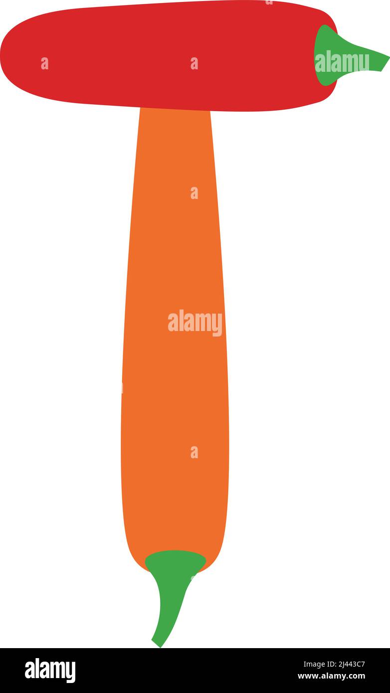 Chili pepper alphabet, vector illustration Stock Vector Image & Art - Alamy