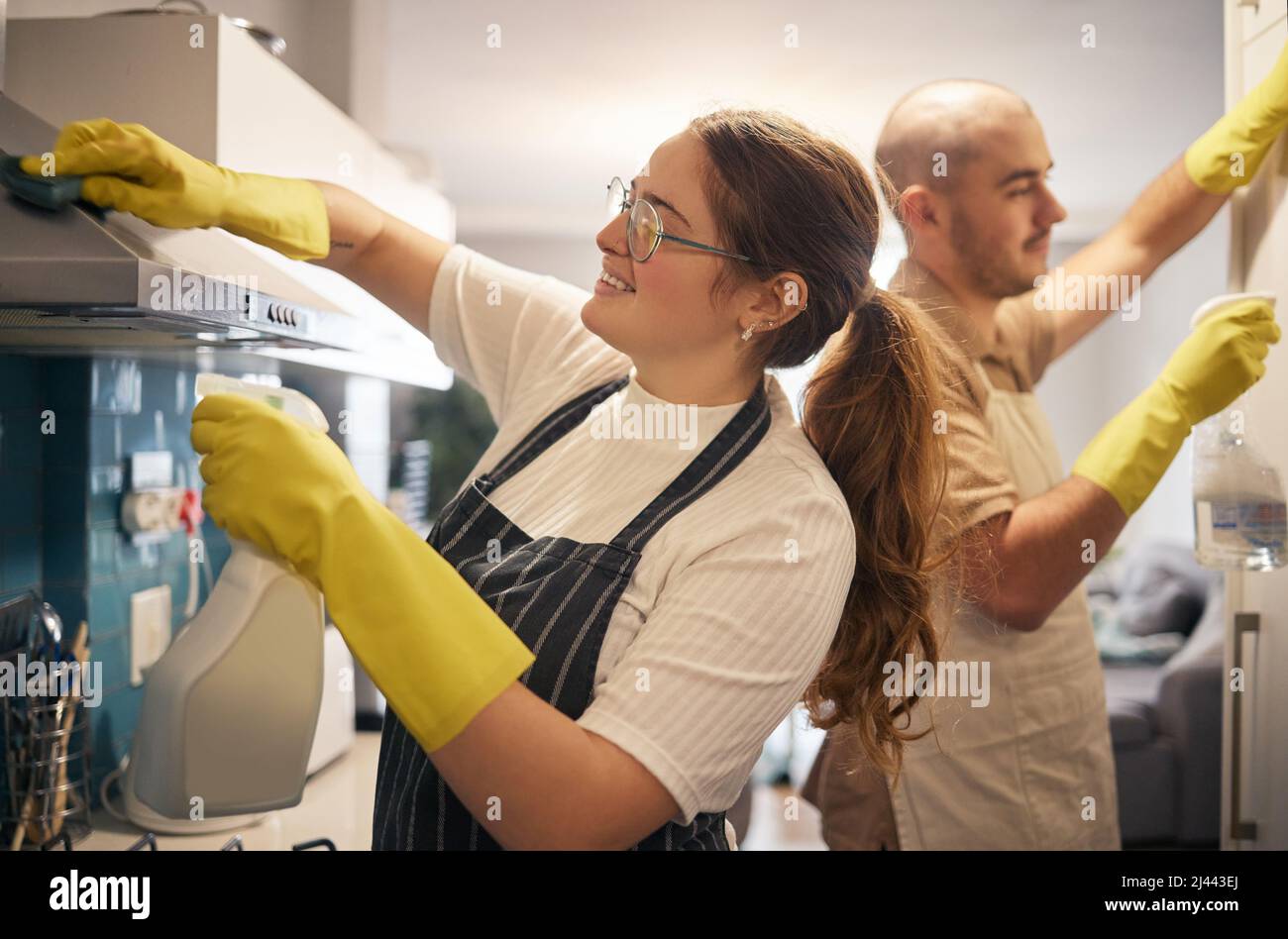 Cleaning together hi-res stock photography and images - Alamy