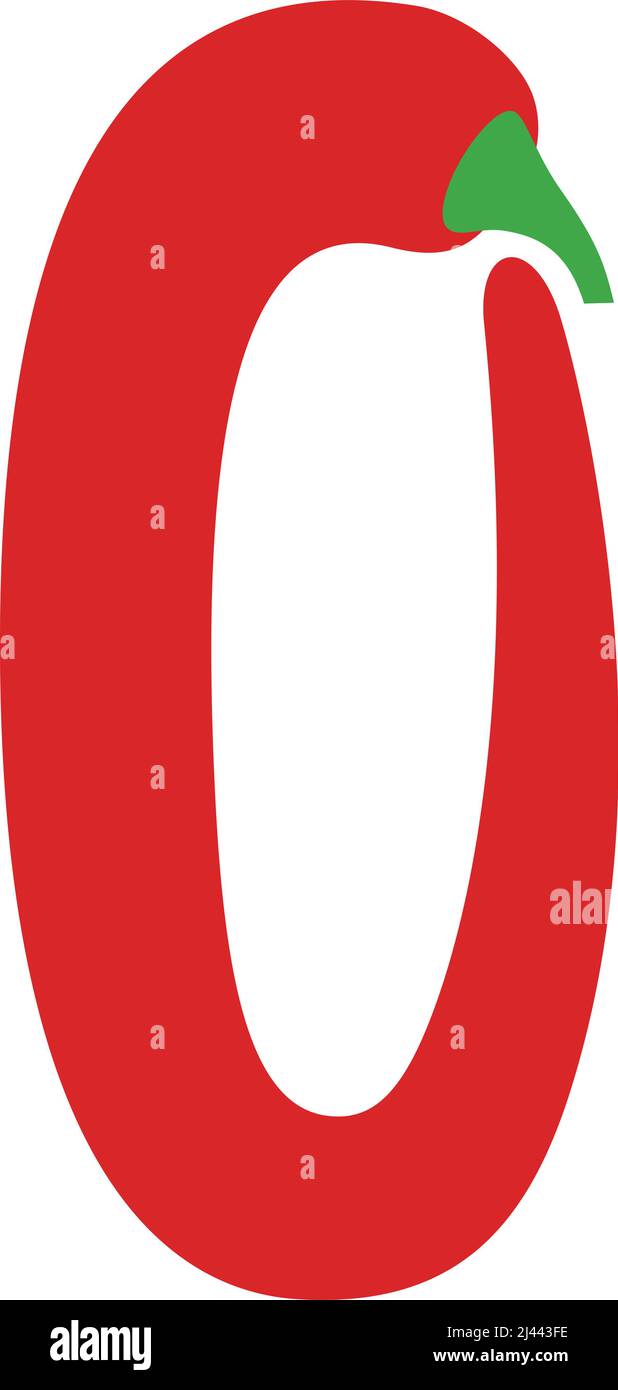 Chili pepper alphabet, vector illustration Stock Vector Image & Art - Alamy