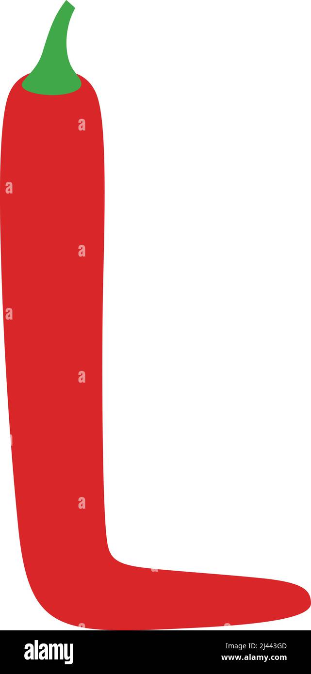 Chili pepper alphabet, vector illustration Stock Vector Image & Art - Alamy