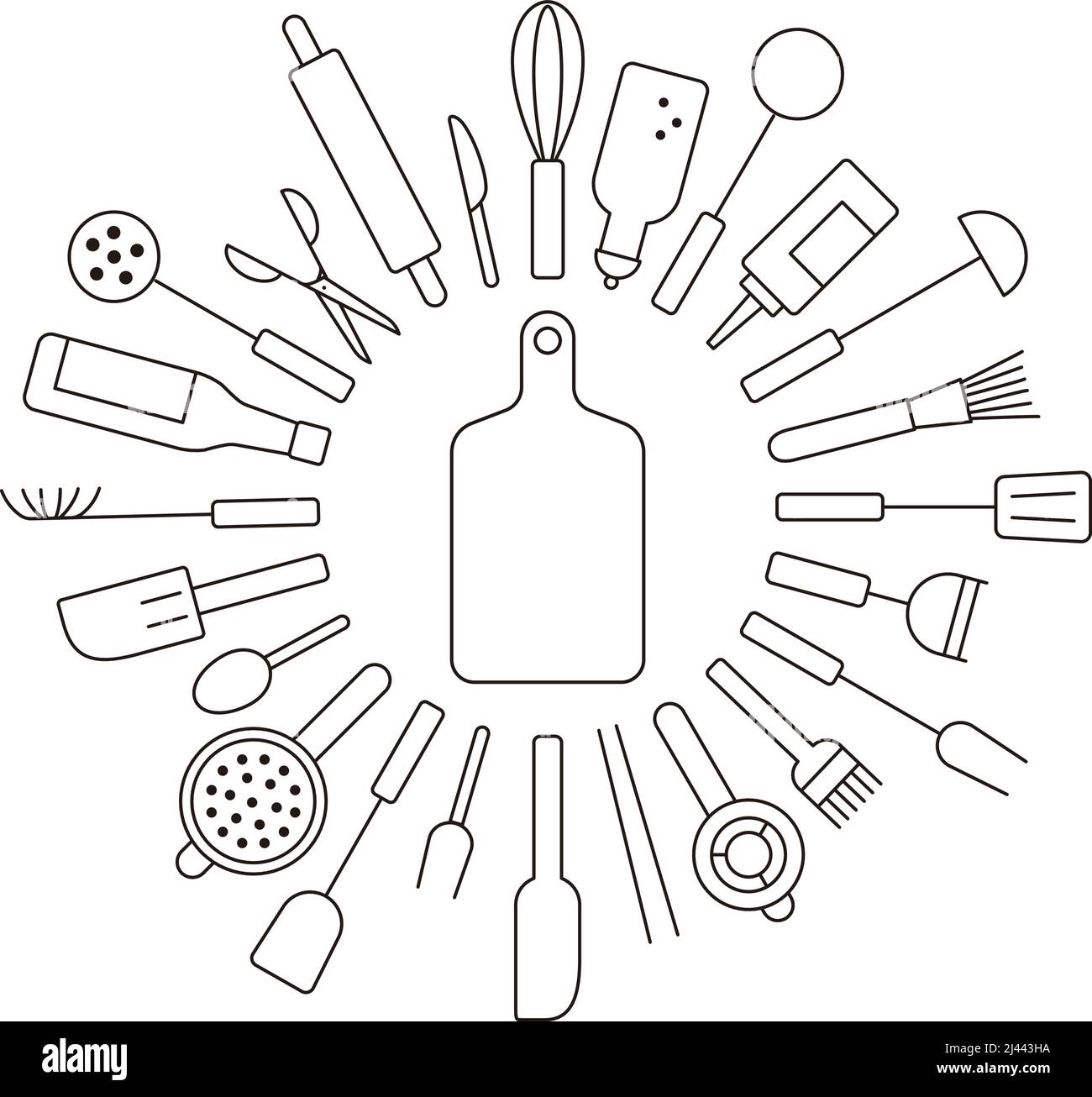 Kitchen tool Stock Vector Images - Alamy