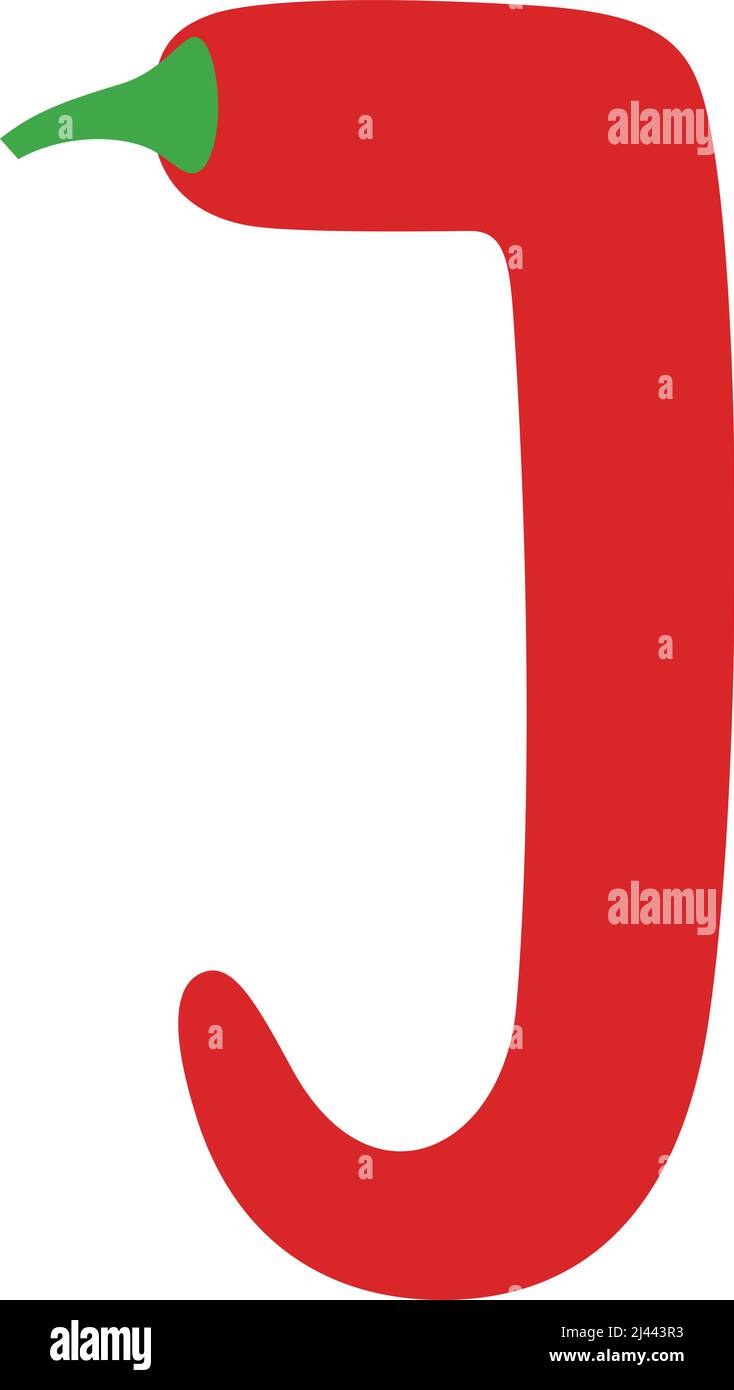 Chili pepper alphabet, vector illustration Stock Vector Image & Art - Alamy