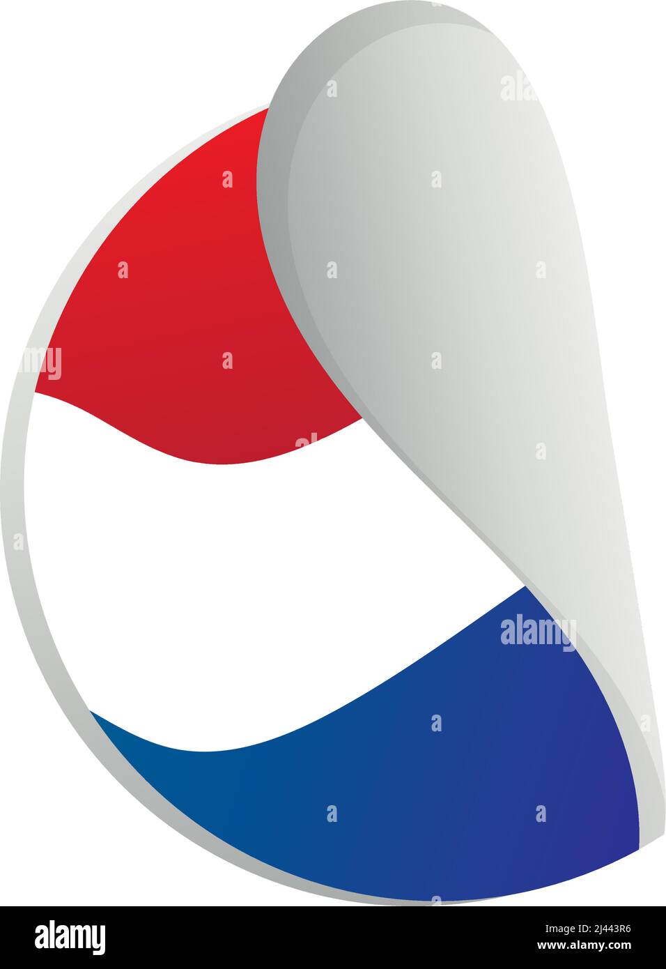 Isolated sticker with the flag of the Netherlands Vector Stock Vector ...