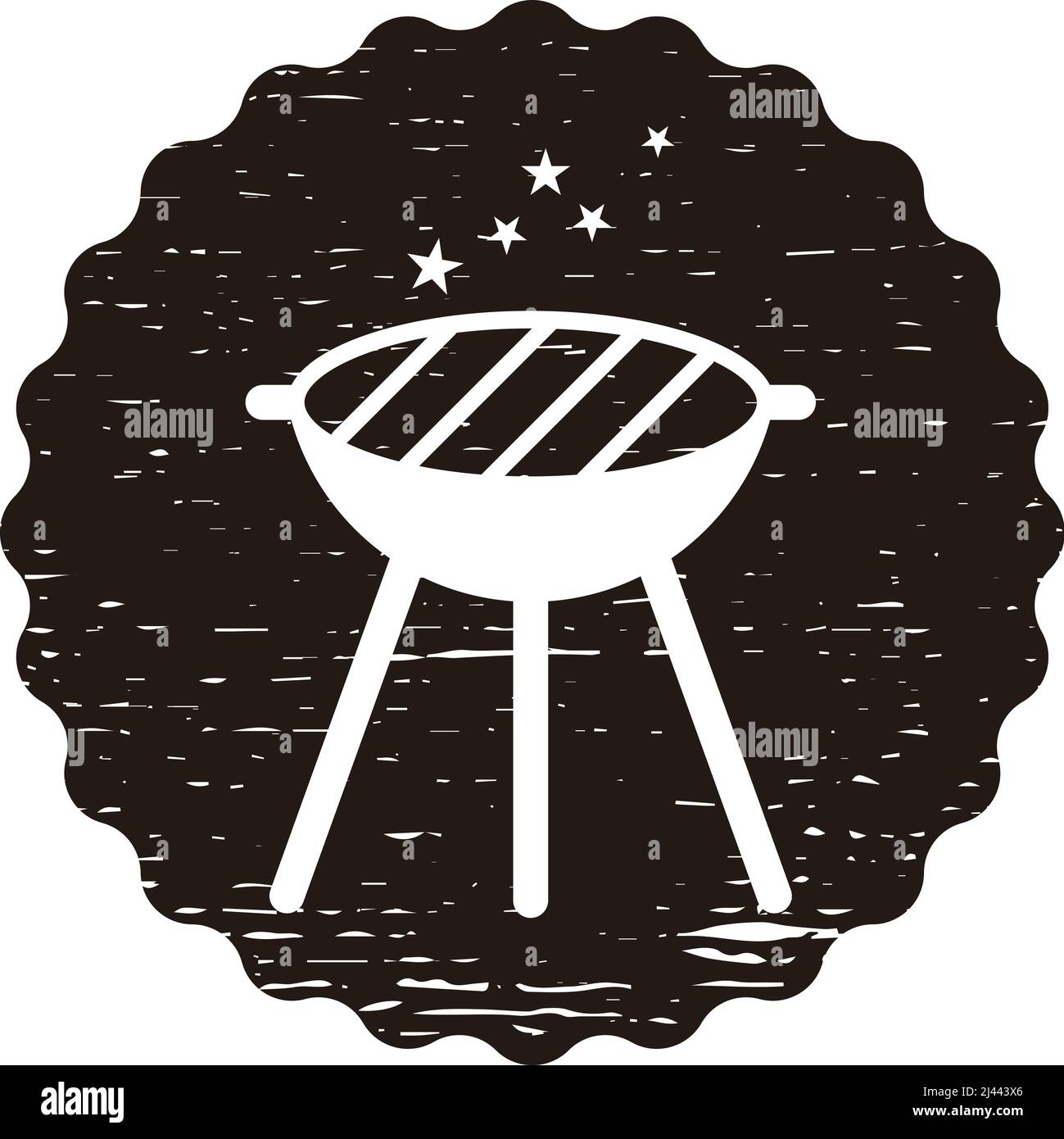 Barbecue party invitation design template hi-res stock photography and ...