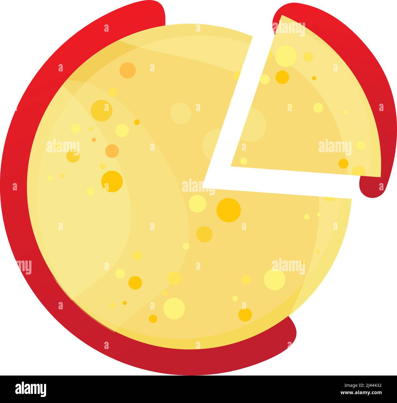 Top view cheese on Stock Vector Images - Alamy