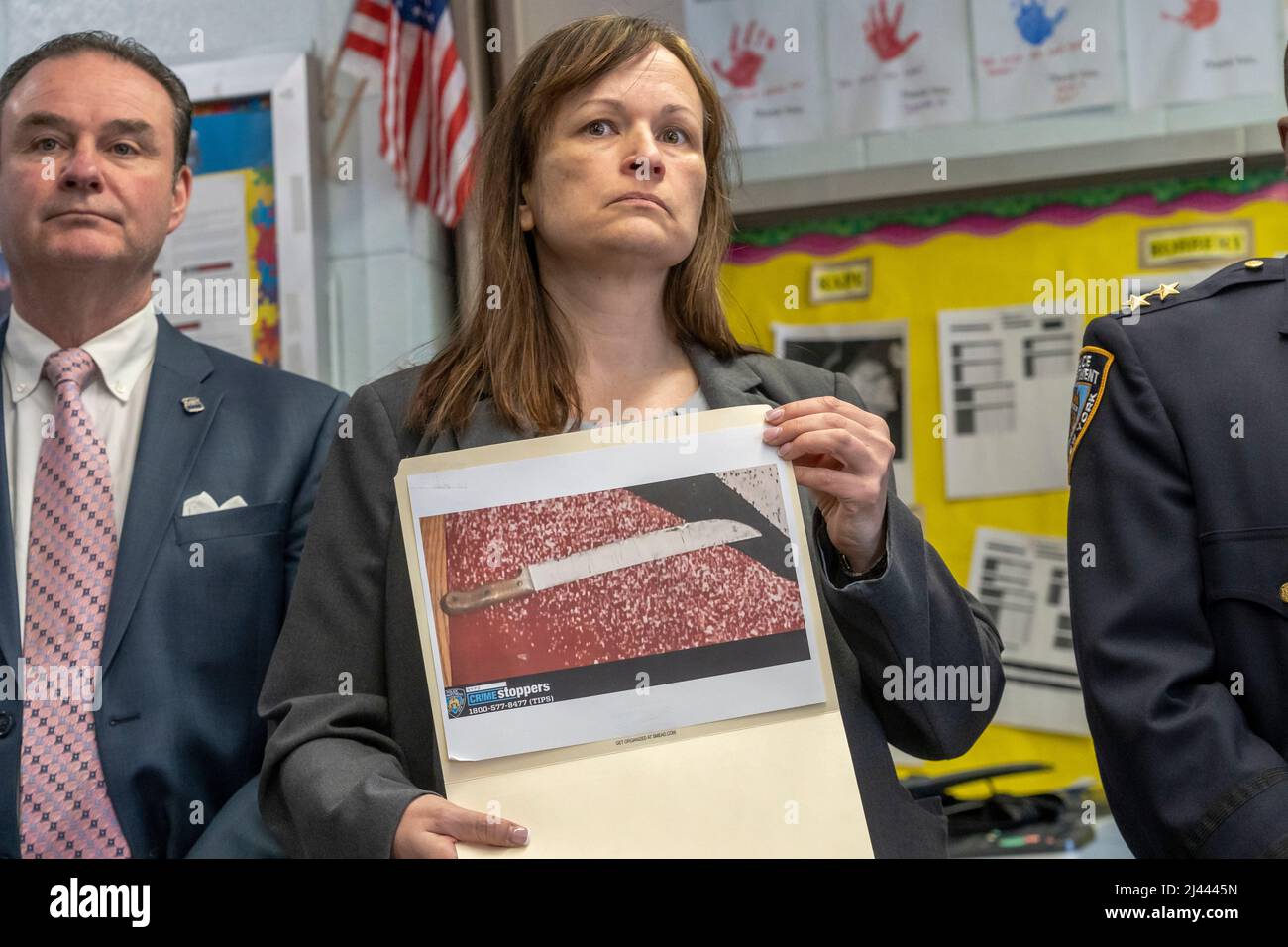 New York, United States. 11th Apr, 2022. Deputy Chief Julie Morrill ...