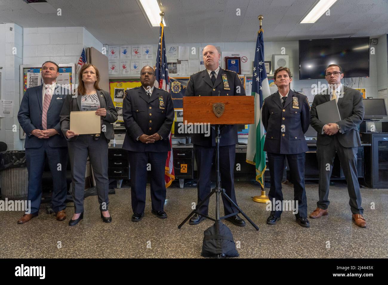 New York, United States. 11th Apr, 2022. Chief of Department Kenneth ...