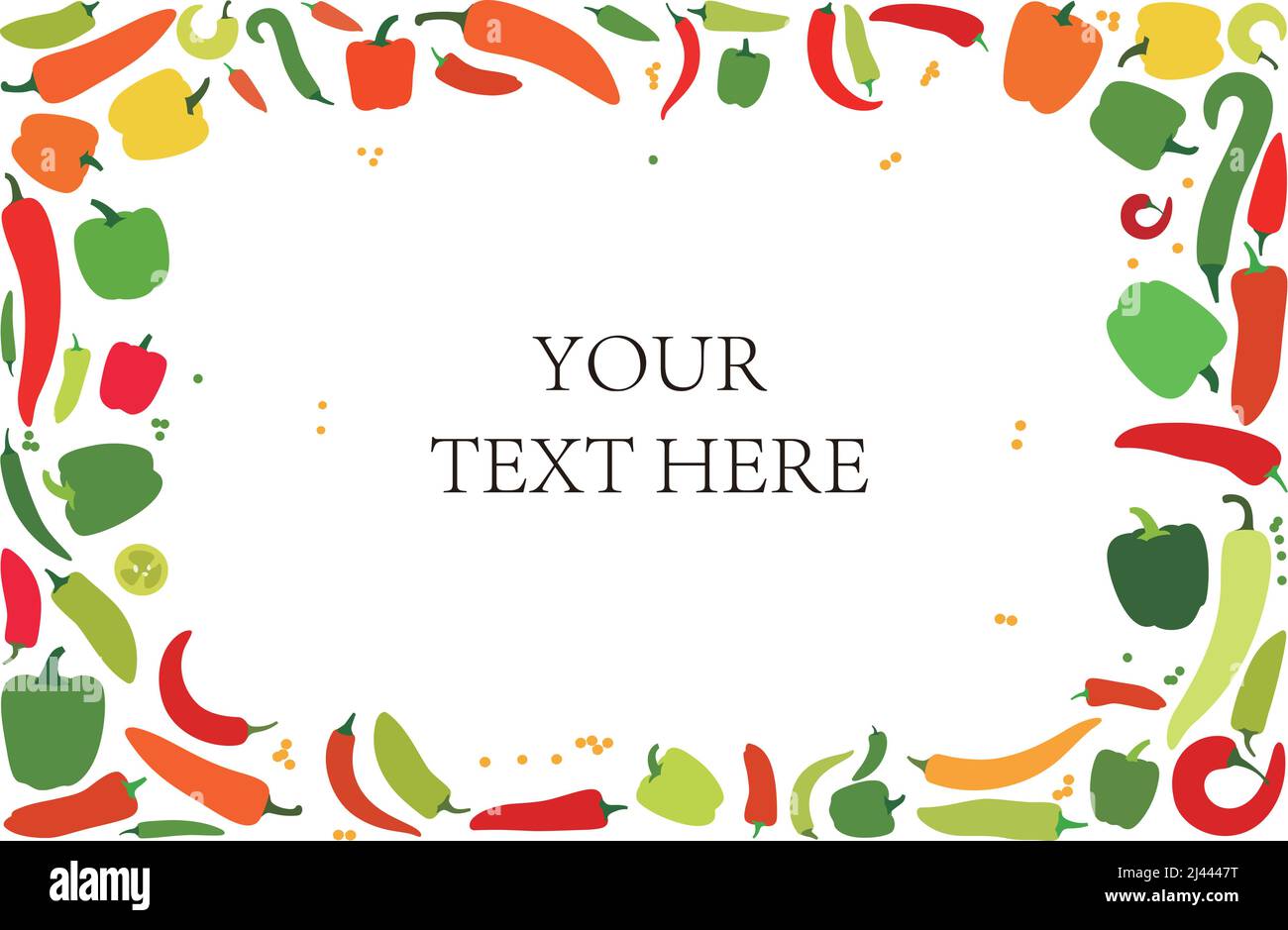 Peppers pattern, backgrounds vector illustration Stock Vector Image ...