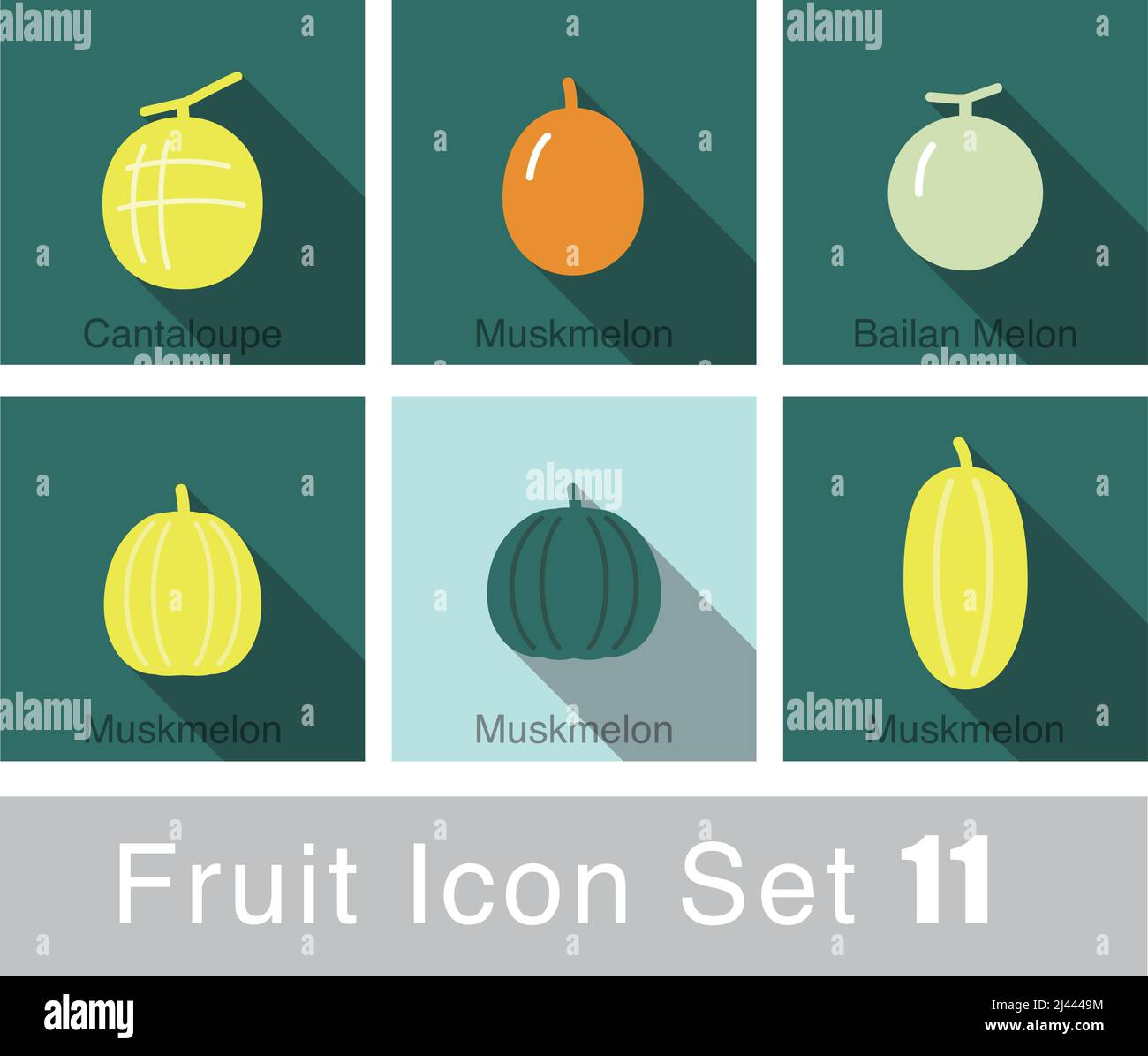 Fruit icon design set, vector illustration Stock Vector Image & Art - Alamy