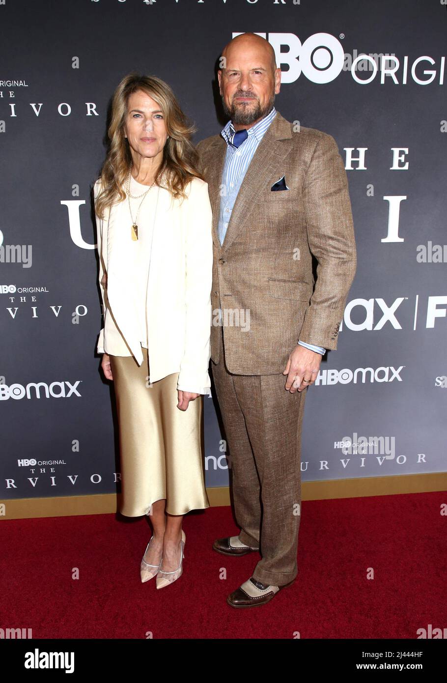 New York City, USA. 11th Apr, 2022. Lynn Harris and Matti Leshem ...