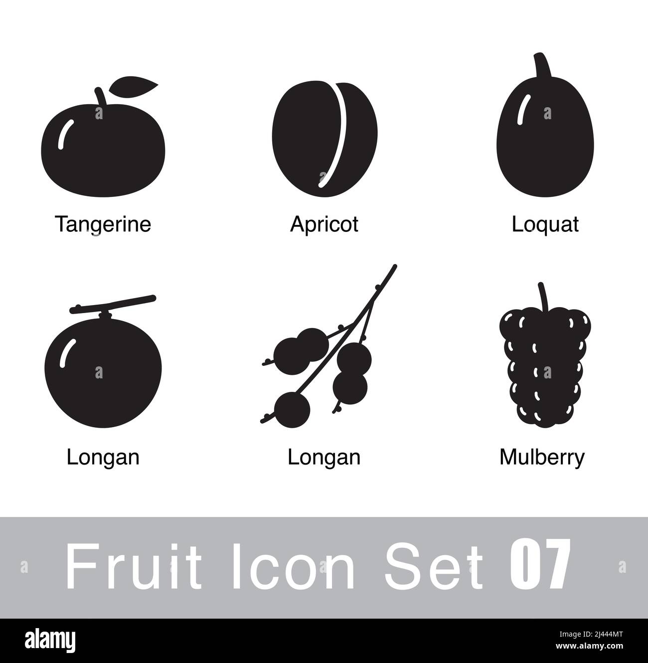 Fruit icon design set, vector illustration Stock Vector Image & Art - Alamy