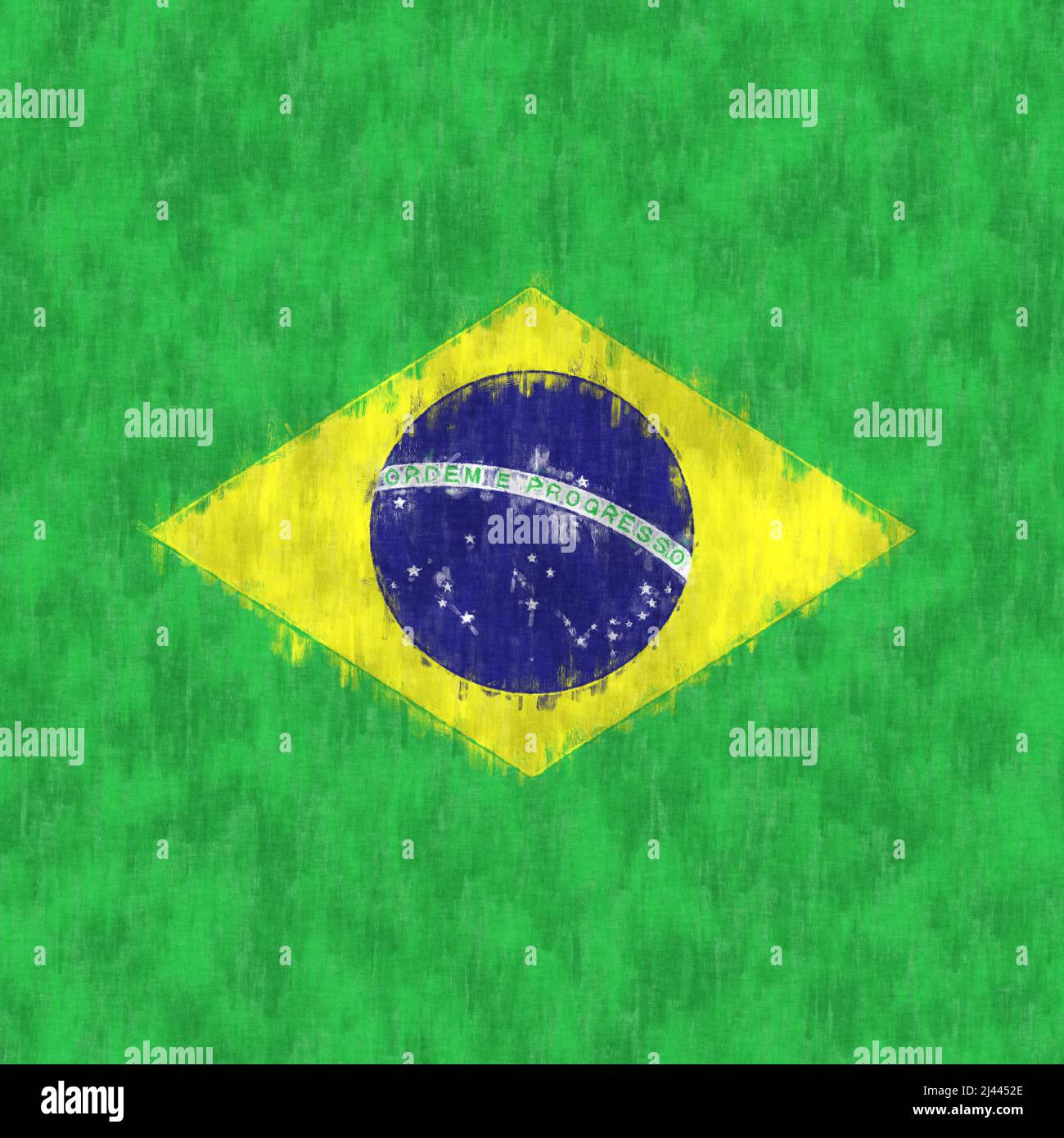 Drawing flag of brazil hi-res stock photography and images - Alamy