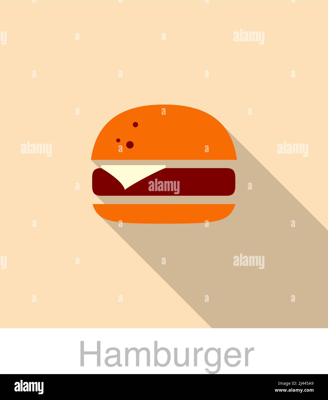 Simple hamburger Stock Vector Images - Alamy