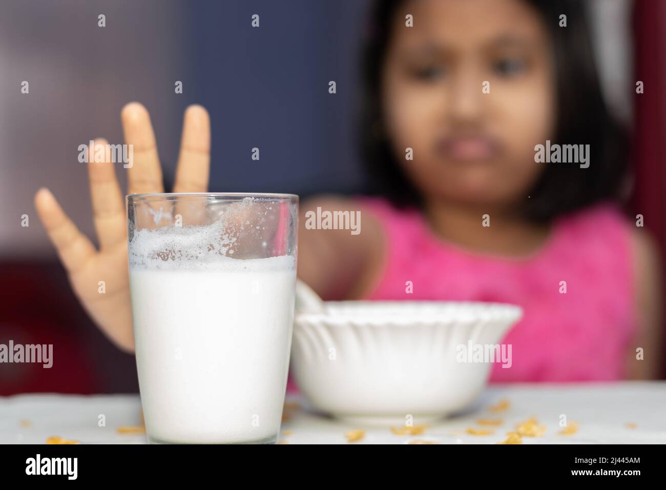 Child dislike food black hi-res stock photography and images - Alamy