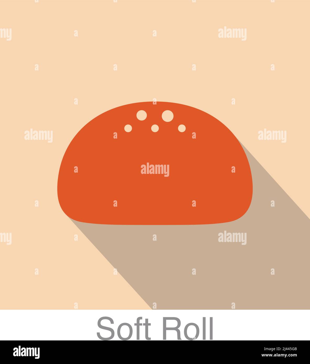 Soft bread roll Stock Vector Images - Alamy