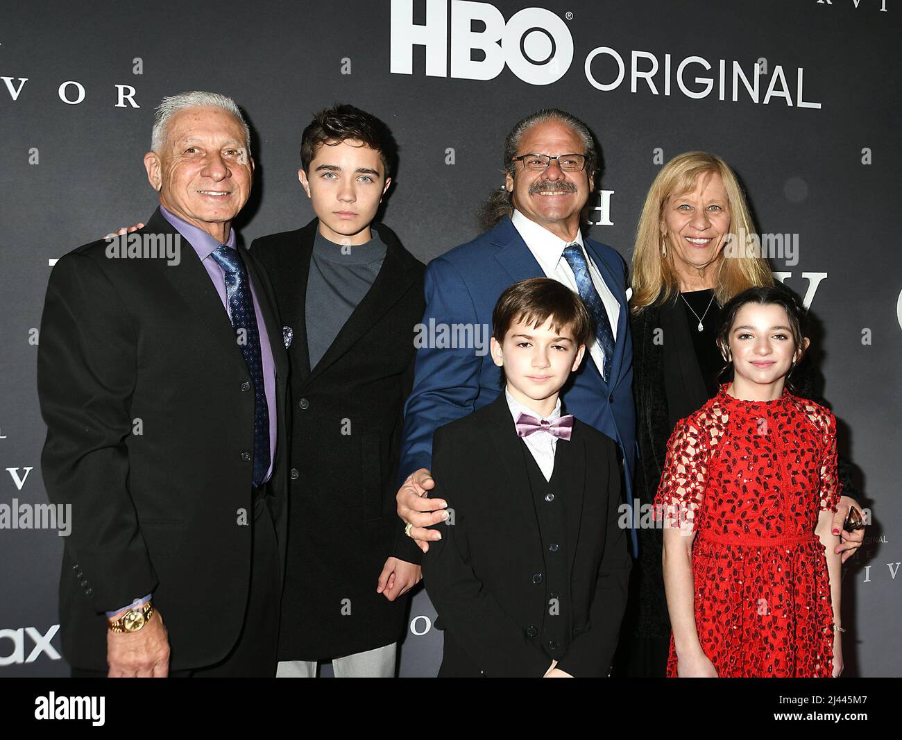 New York, USA. 11th April, 2022. Alan Haft, Kingston Vernes, Marti Haft ...