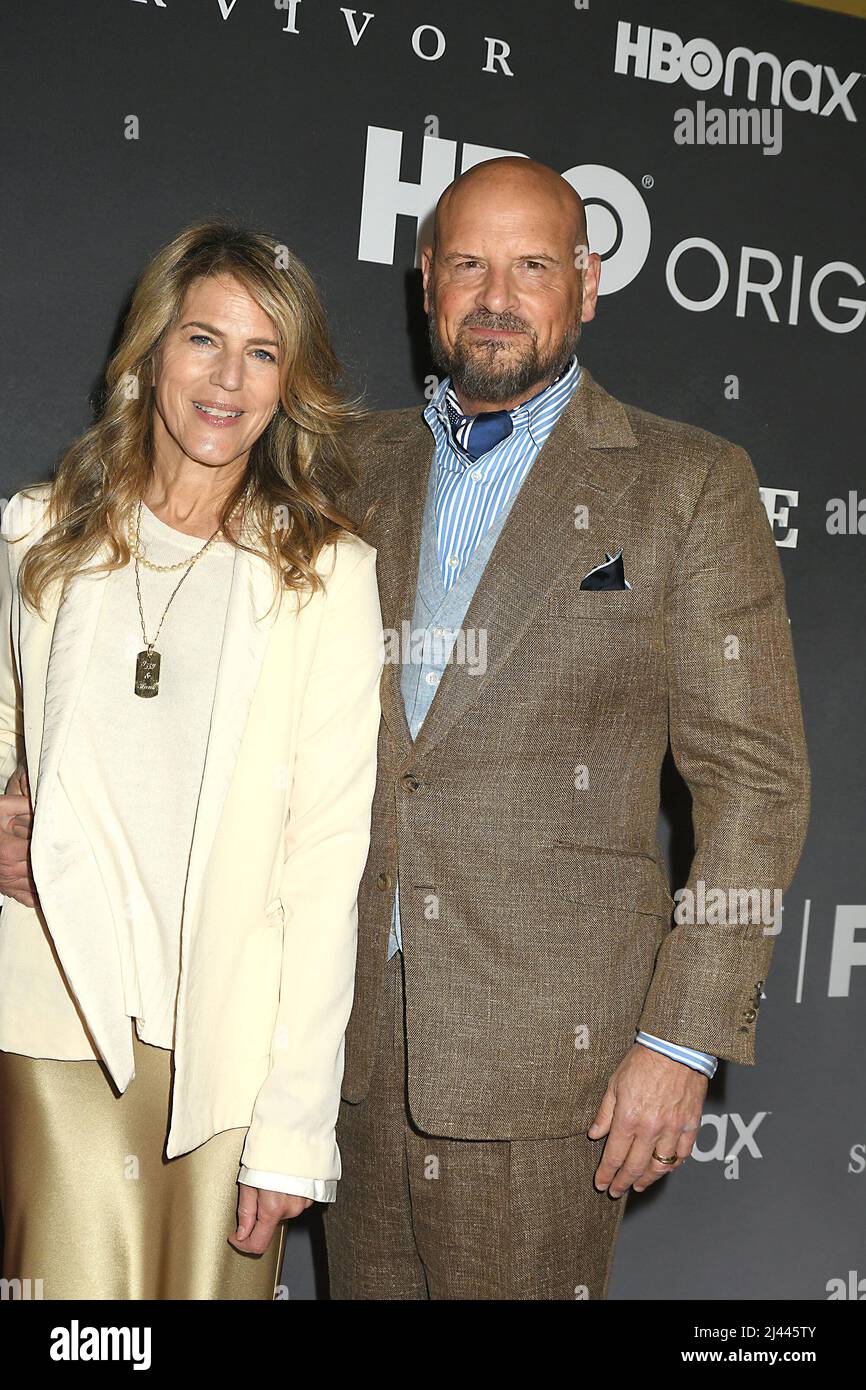 New York, USA. 11th April, 2022. Matti Leshem and wife Lynn Harris ...
