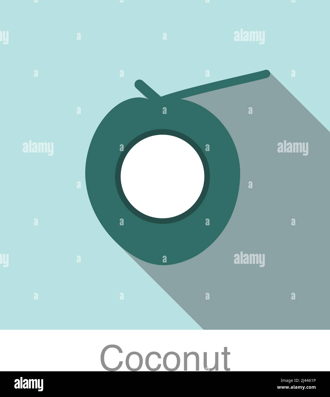 Coconut vector vectors hi-res stock photography and images - Alamy